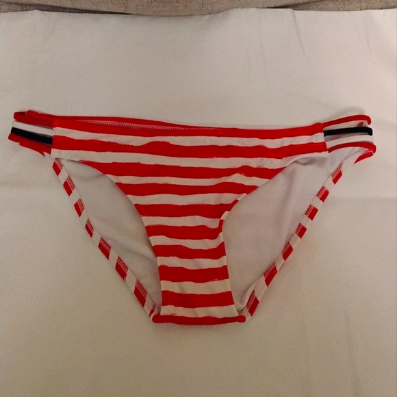 Xhilaration | Swim | Xhilaration Red And White Striped Bikini Bottom ...